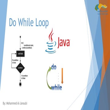 Do while loop | PPT