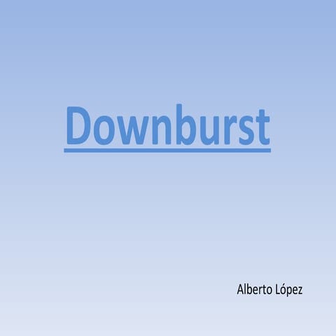 Downburst | PPT