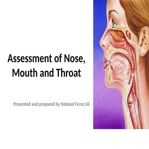 Examination of nose | PPTX