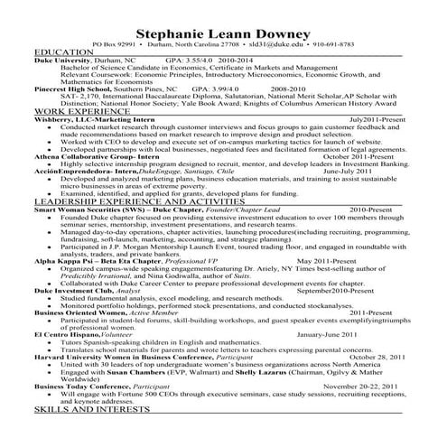 Stephanie Downey's Resume | DOCX