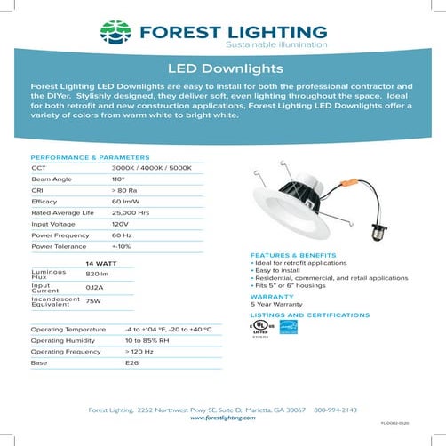 T8 LED Integrated Lamp - Complete Specification | PDF