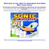 Sonic Activity Book