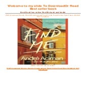 [DOWNLOAD IN !PDF Find Me