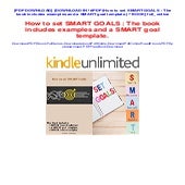 [DOWNLOAD IN !#PDF (How to set SMART GOALS : The book includes examples ...