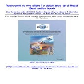 DOWNLOAD INCOSE Systems Engineering Handbook: A Guide for System Life Cycle