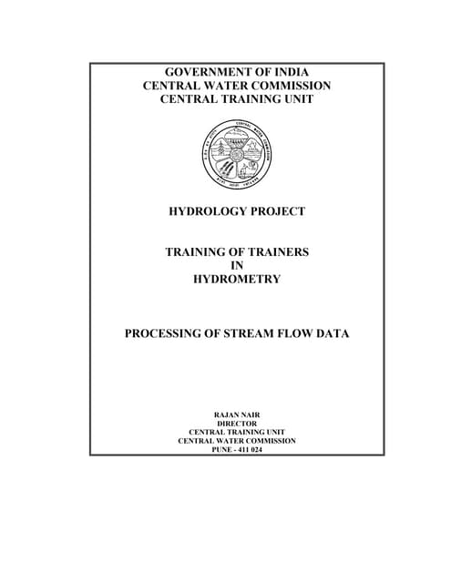Gw02 role of dwlr data in groundwater resource estimation | PDF