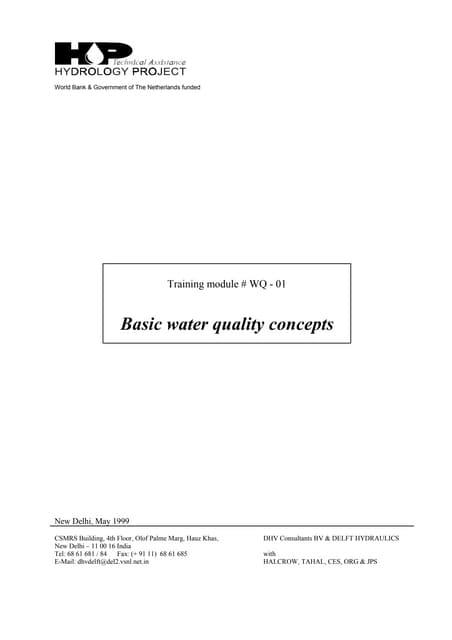 wsp-training-pack-mod2.ppt water management | PPT