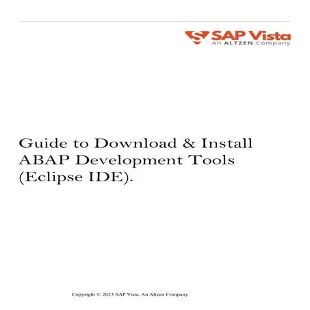How to Download and Install ADT (ABAP Development Tools) for Eclipse IDE | SAP ABAP in Eclipse ...