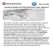 Download Editable Asia Pacific Map Powerpoint- Slideworld