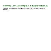 [DOWNLOAD] Family Law (Examples & Explanations) [W.O.R.D]