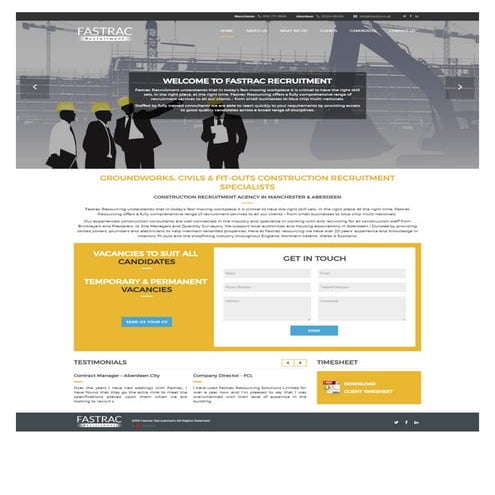 Recruitment Website Design - Web Portfolio - Our Work - Diginow.co.uk ...