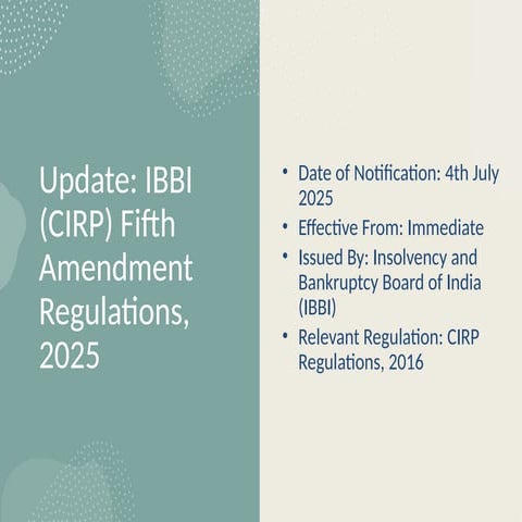 Download IBBI_CIRP_Fifth_Amendment_2025.pptx