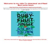 [DOWNLOAD IN ^PDF Rubyfruit Jungle #^BOOK]