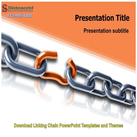 Download linking chain power point templates and themes | PPT