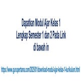 Download Modul Ajar Kelas 1 Kurikulum Merdeka Semester 1 dan 2 Terbaru.pdf