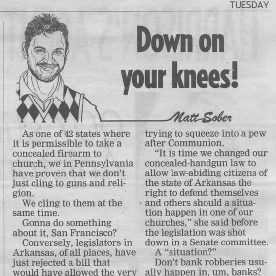 Newspaper column | PDF