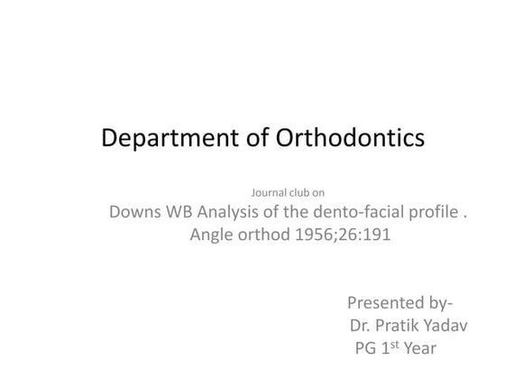 Curve of Spee in orthodontics and its effects | PDF | Dental Health | Diseases and Conditions