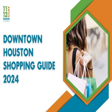 Downtown Houston Shopping & Trends Guide 2024 | PDF