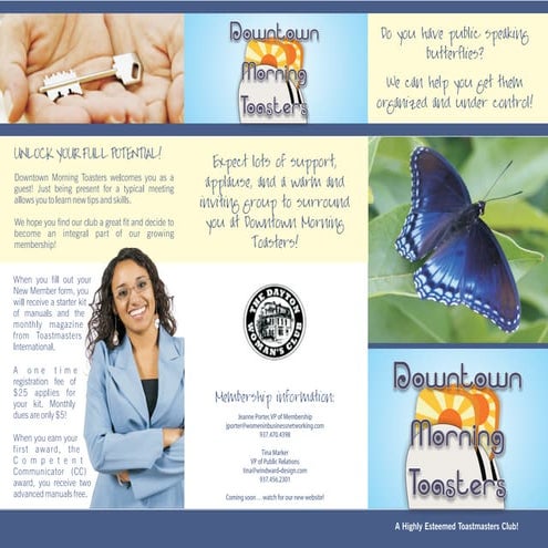 Downtown Morning Toasters Brochure | PDF