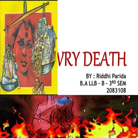 DOWRY DEATH | PPTX