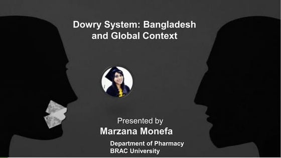 Presentation on dowry system | PPTX