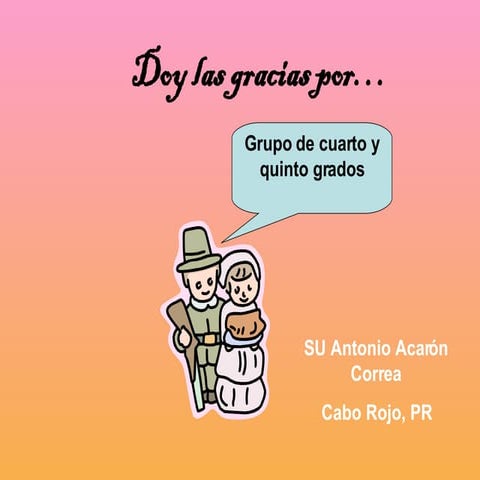 Doy Gracias Por | PPT