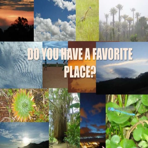 Do you have a favorite place | PPTX