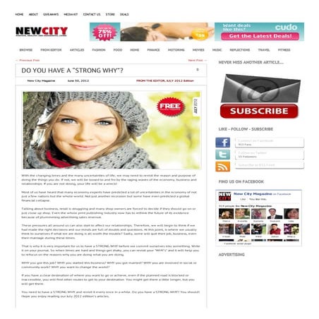 Do You Have a “Strong Why”? | PDF