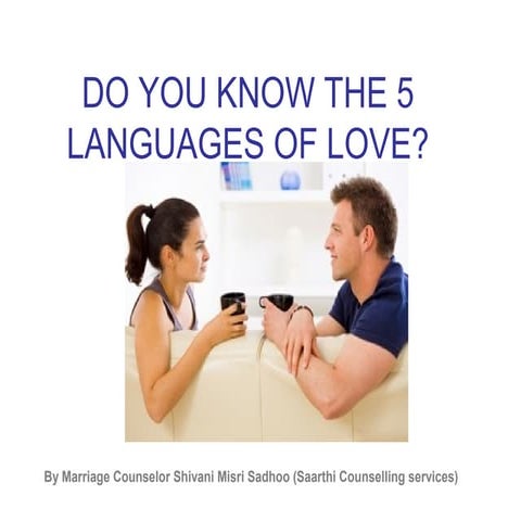 Do you know the 5 languages of Love | PPT