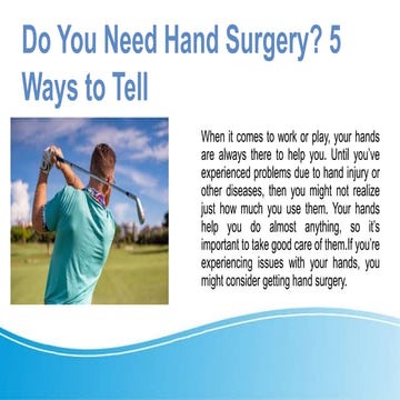 Finger Dislocation Exploring Your Best Treatment Options | PPTX