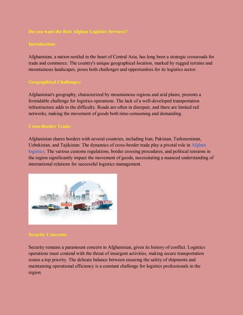 Why Location Matters - The Geographical Challenges of Afghan Logistics.pdf