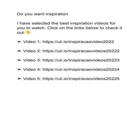 Do you want to have inspiration | PDF