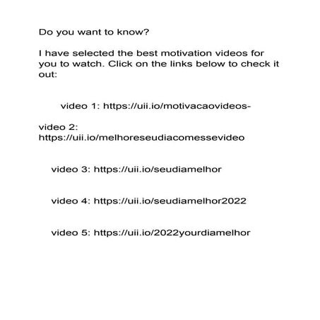 Do you want to know | PDF