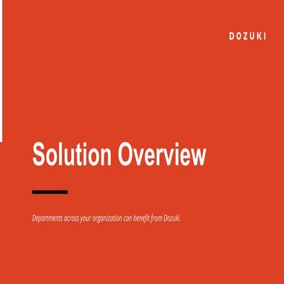 Dozuki_Solution-hardware minimalization. | PDF
