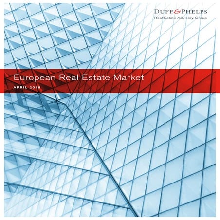 European Real Estate Market Study - H2 2017 and Trends for 2018 | PDF