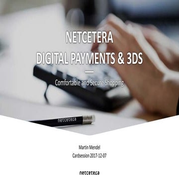Digital Payment and 3-D Secure by Netcetera | PDF