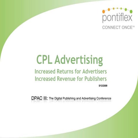 Transparent CPL Advertising | PPT