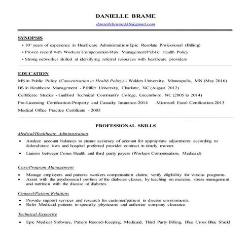 Professional Resume | PDF