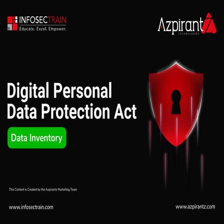 Dpdpa Data Inventory Infosectrain Pdf