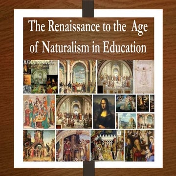 The Renaissance Education