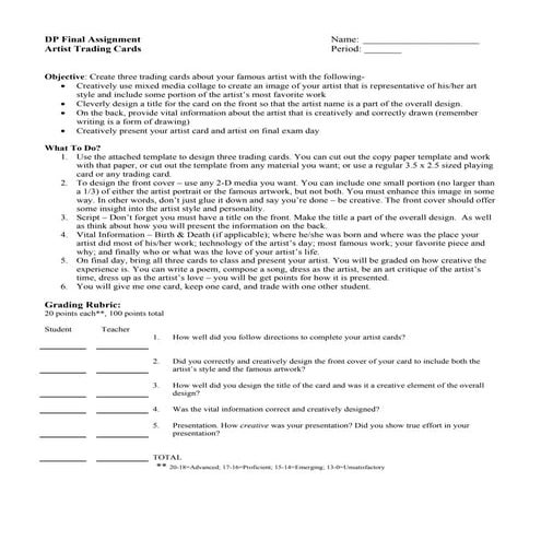 Dp final assignment | PDF