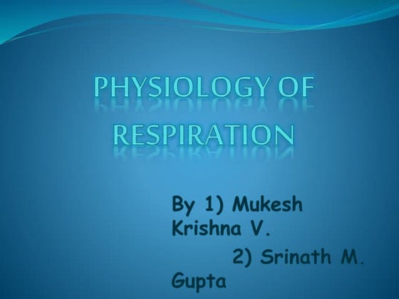 Mechanism of respiration | PPT