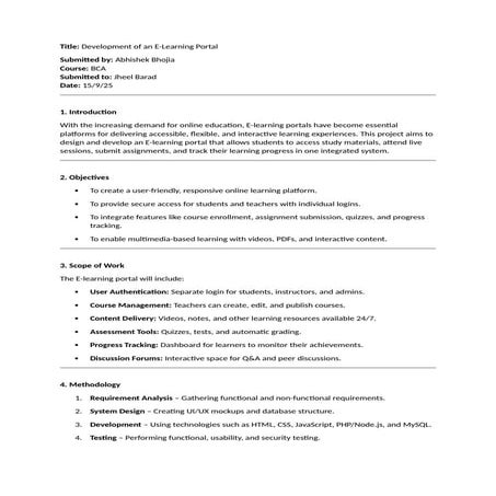 DPIC Assignment 1 E-Learning Portal Project Overview.docx