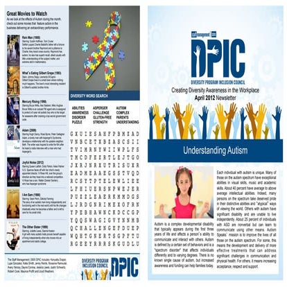National Autism Awareness Month | PPT