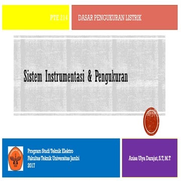 Dpl 1 Sistem Instrumentasi Pengukuran Pdf