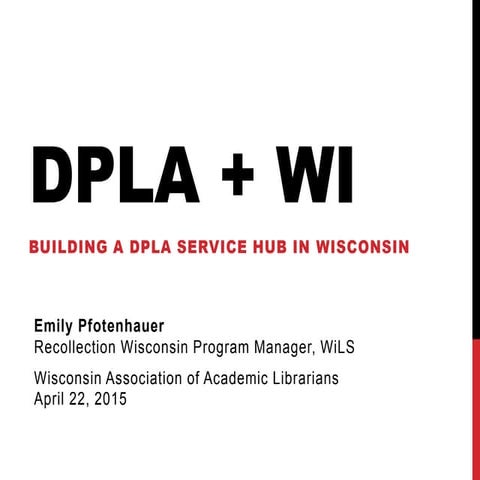 Building Digital Collections: Planning and Creating | PPTX