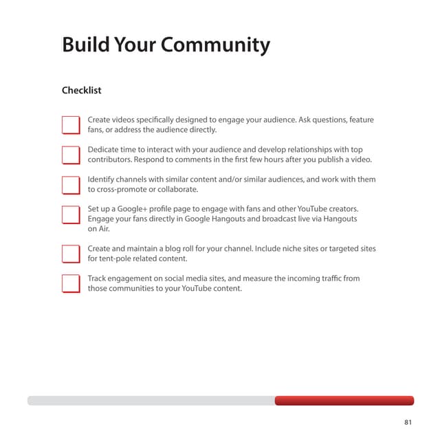 Playbook community-checklist | PDF