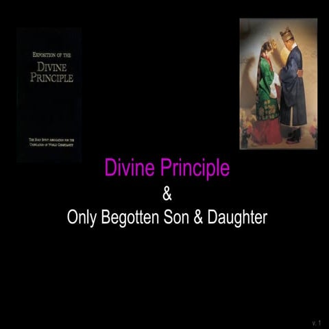 DP & Only Begotten Son and Daughter | PDF