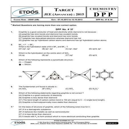 Dpp 03 chemical_bonding_jh_sir-4166 | PDF