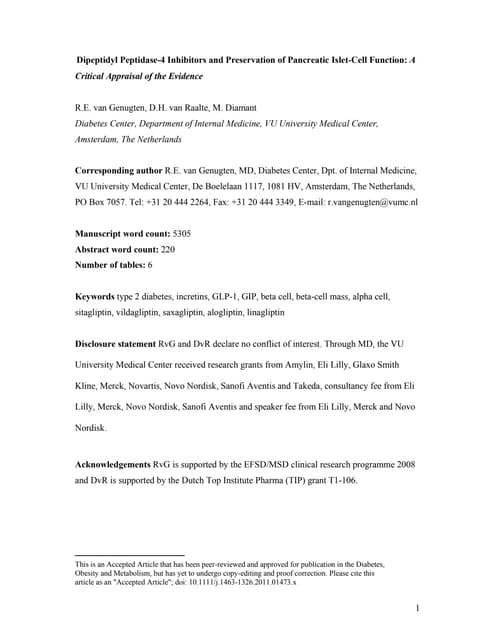 Dpp – 4 inhibitors | PPT